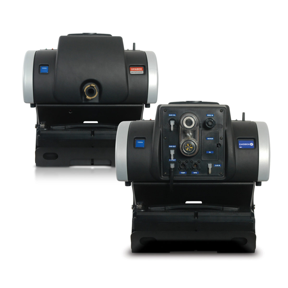 Gas analysers for diesel and petrol engines